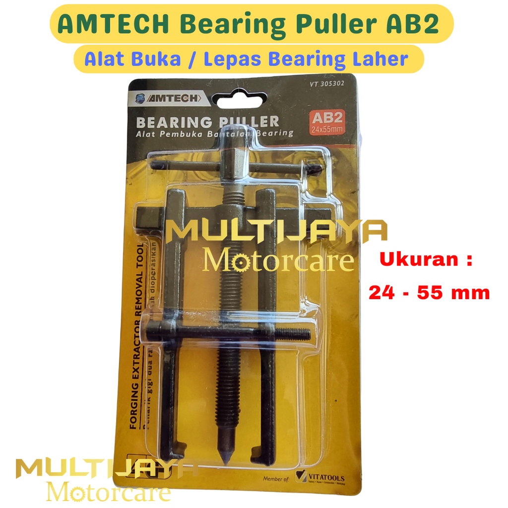 Jual AMTECH Bearing Puller AB2 Alat Buka Lepas Bearing Laher Ukuran 24 ...