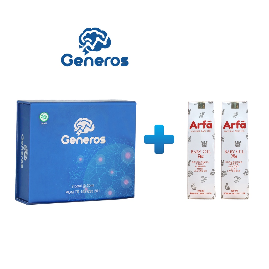 Jual Generos Speech Delay 1 Box dan Arfa Baby Oil 2 Box | Shopee Indonesia