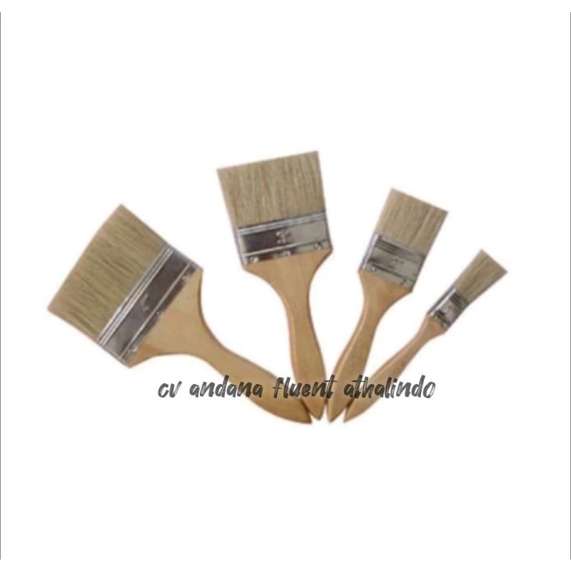 Jual kuas cat ukuran 2 inch dan ukuran lainnya kuas cet kuas tembok ...