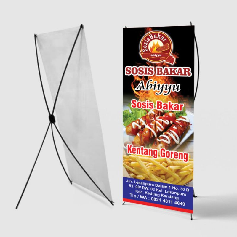 Jual x baner | xbaner flexi 280 gm | xbaner custom | spanduk | banner ...