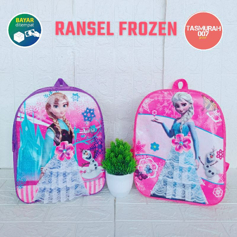 Jual Tas Ransel Sekolah Anak PAUD-TK Frozen 3 Dimensi | Shopee Indonesia