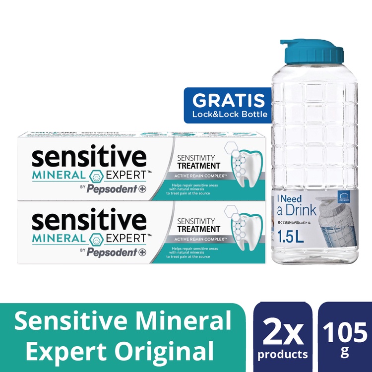 Jual Buy 2 Sensitive Mineral Expert Sensitivity Treatment Original 105g ...