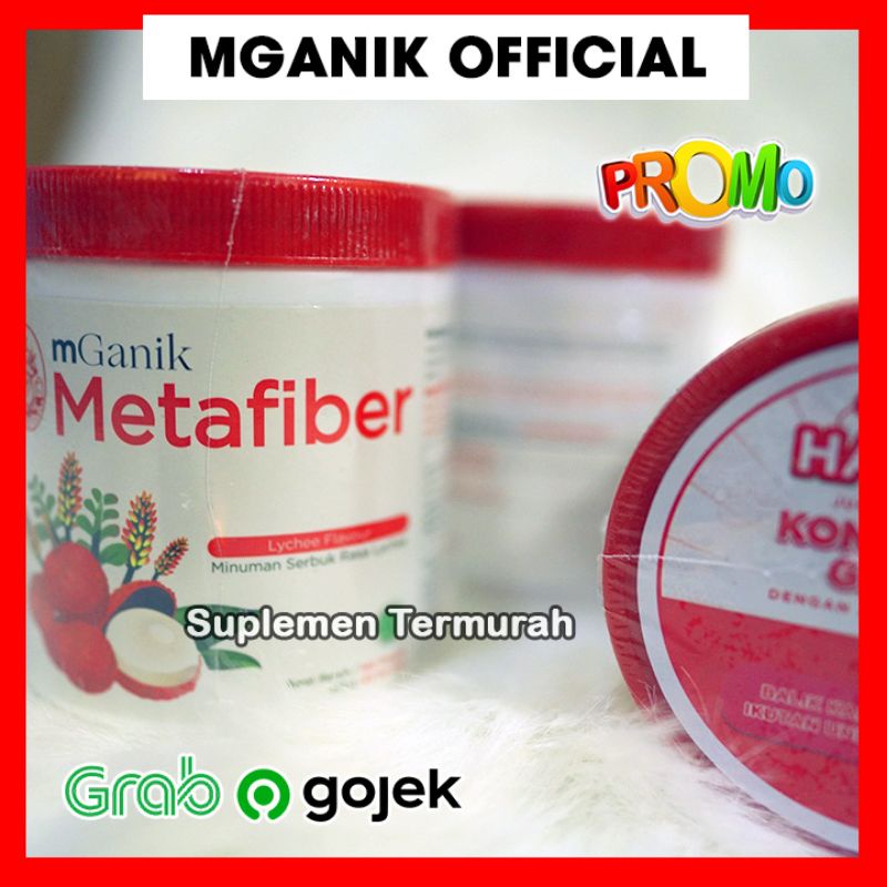 Jual mGanik Metafiber 450 gram Meta Fiber Diabetes M Ganik Rasa Leci ...