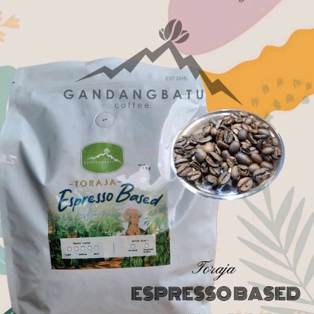 Jual Kopi Toraja Arabika Gandangbatu Espresso Based 1kg | Shopee Indonesia
