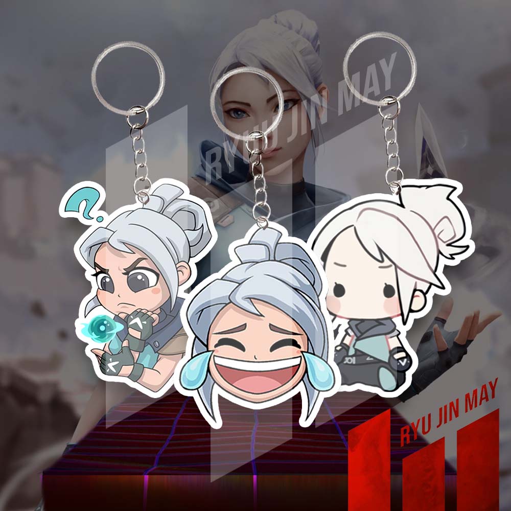 Jual Gantungan Kunci / Keychain / Gantungan HP - Valorant - Jett ...