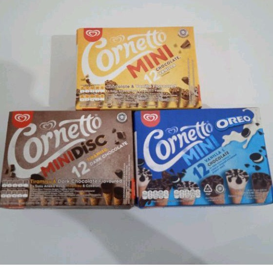 Jual Ice Cream Cornetto Mini 12pcs | Shopee Indonesia