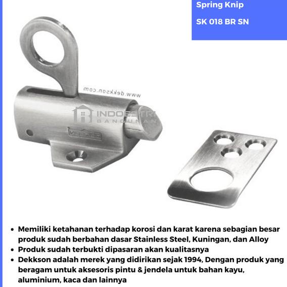 Jual Spring Knip Dekkson SK 018 BR SN / Grendel Jendela Dekkson SK 018 BR | Shopee Indonesia