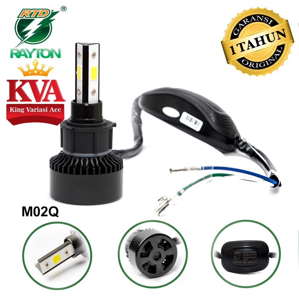 Jual LAMPU LED MOTOR RTD RAYTON M02Q 35W SOCKET H4 H6 ORI | Shopee ...