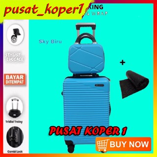 Jual Koper travel 1 SET 24" & 12" INCHI Wanita Polo import Super ...