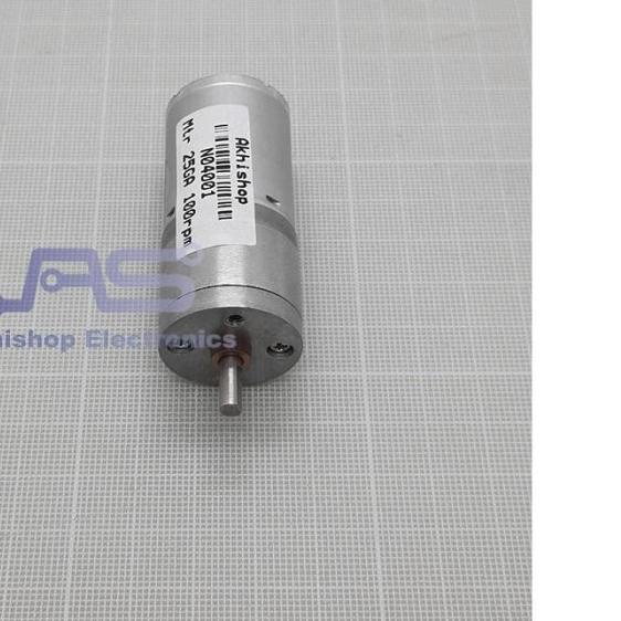 Jual High Torque Motor DC 25GA370 12V 100RPM | Shopee Indonesia