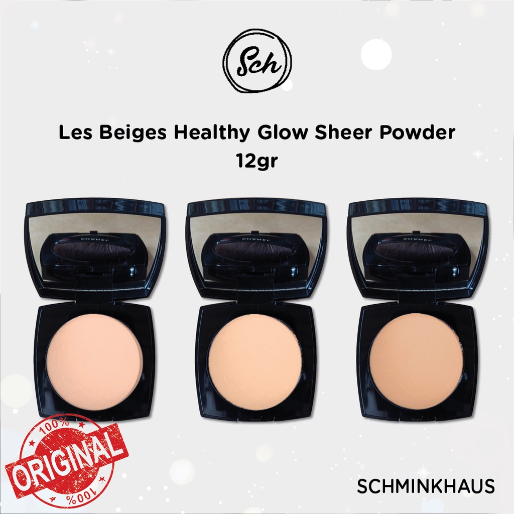 Jual CH@NEL Les Beiges Healthy Glow Sheer Powder 12g | Shopee Indonesia