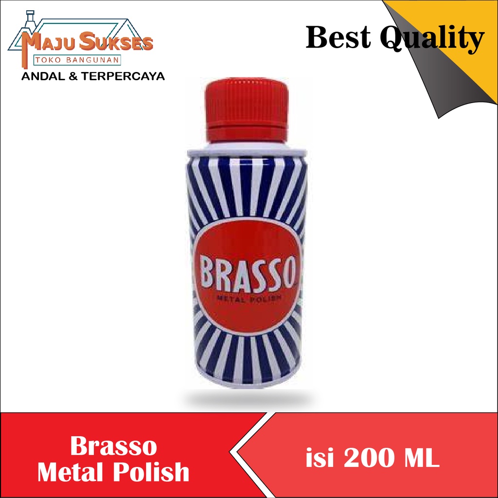 Jual BRASSO BRASO METAL POLISH CAIRAN PENGKILAP PENGKILAT LOGAM 200 ML ORIGINAL ASLI 100% ...