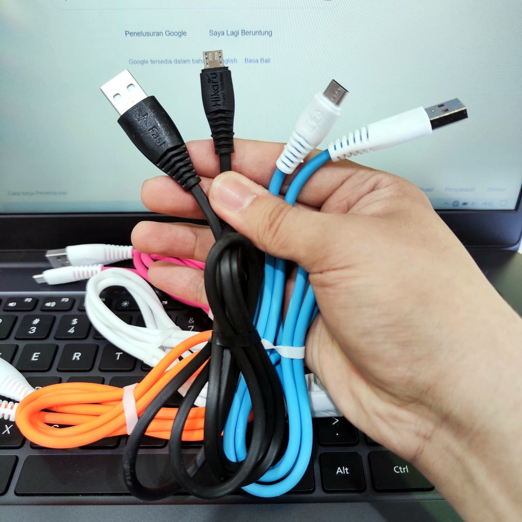 Jual Kabel Data Micro USB Hikaru Speed Up 3.0A Fast Charging Panjang 1 ...