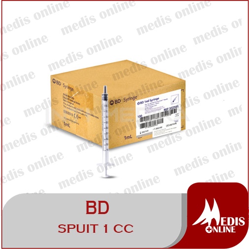 Jual SPUIT 1CC BD / BD SPUIT 1CC / SYRINGE 1CC / SPUIT 1 CC | Shopee ...