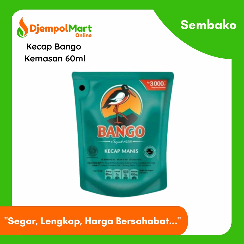 Jual Kecap Manis - Kecap Bango Pouch 60 ml | Shopee Indonesia