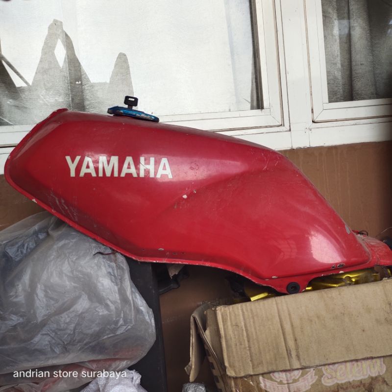 Jual tangki Yamaha RXz RZR jadul ori repaint merah | Shopee Indonesia