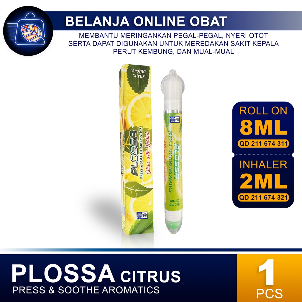 Jual PLOSSA CITRUS HERBAL // Meredakan Nyeri Sendi, Pusing, Mual - Mual ...