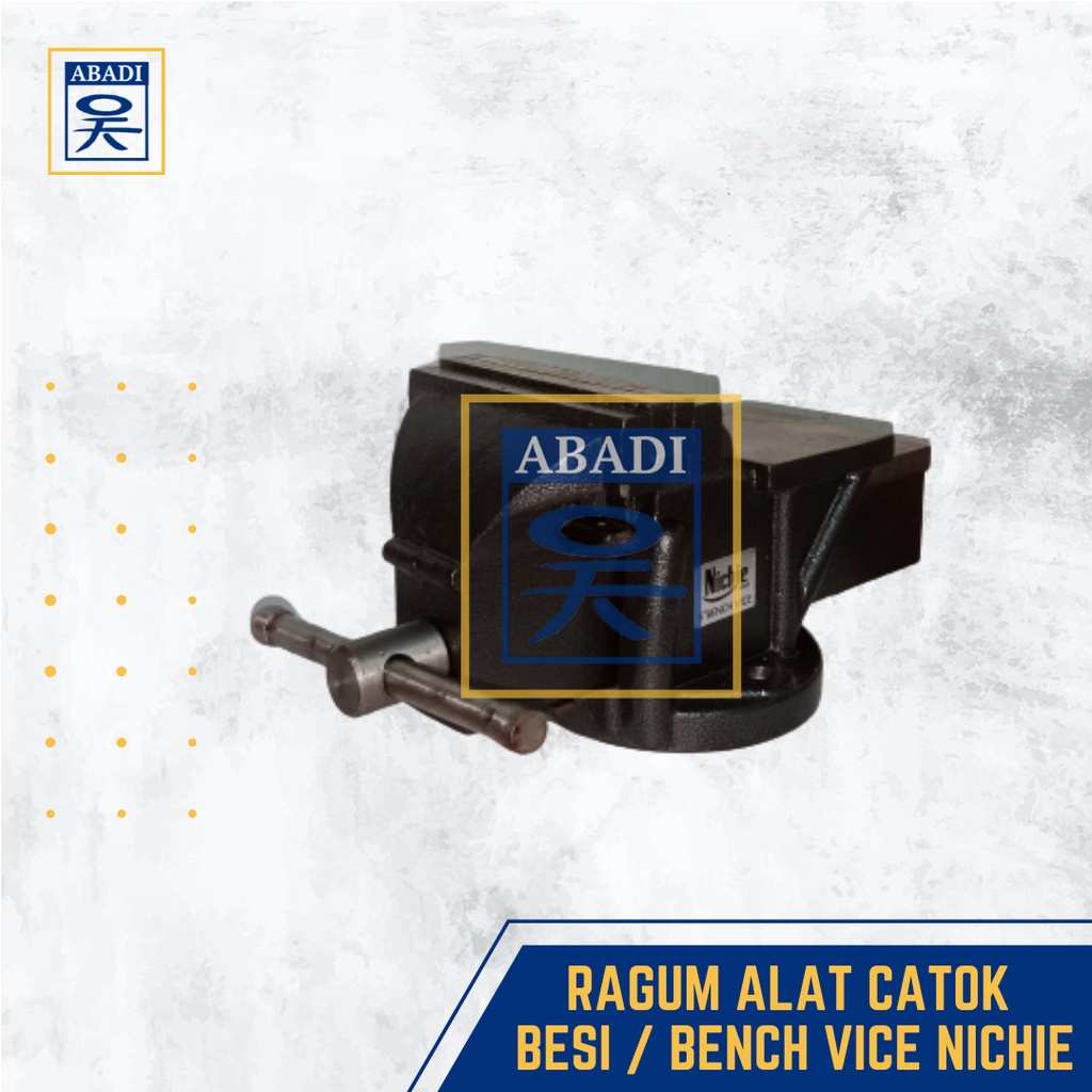 Jual RAGUM ALAT CATOK BESI / BENCH VICE 4 INCH NICHIE | Shopee Indonesia