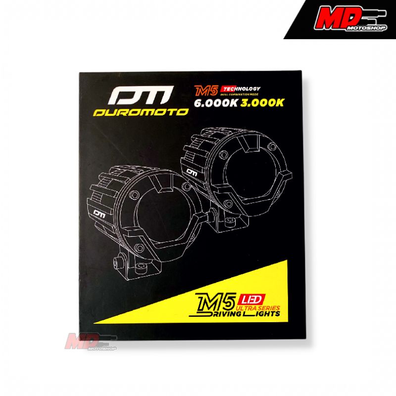 Jual Lampu LED SenLo Duromoto M5 Ultra Fog Lamp Lampu Tembak Motor ...