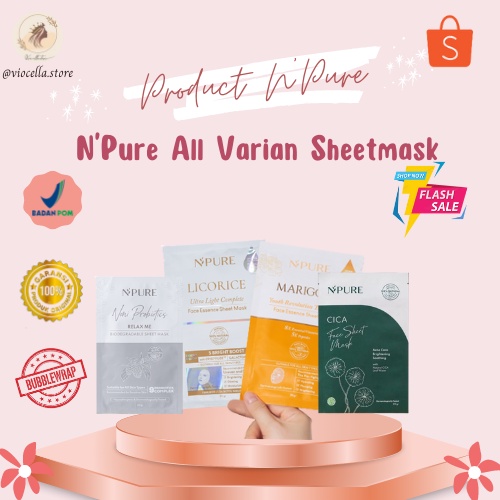 Jual N'PURE NPURE CICA/ NONI PROBIOTIC/LICORICE/MARI GOLD ALL VARIAN ...
