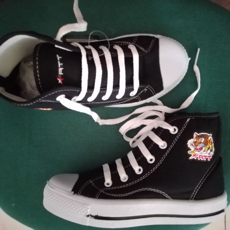 Jual sepatu sekolah ATT AR gambar macan warrior | Shopee Indonesia