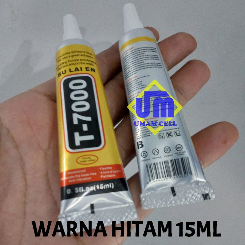 Jual LEM TOUCHSCREEN T7000 15ML - LEM CASING HP LEM LCD T-7000 CAIRAN HITAM | Shopee Indonesia