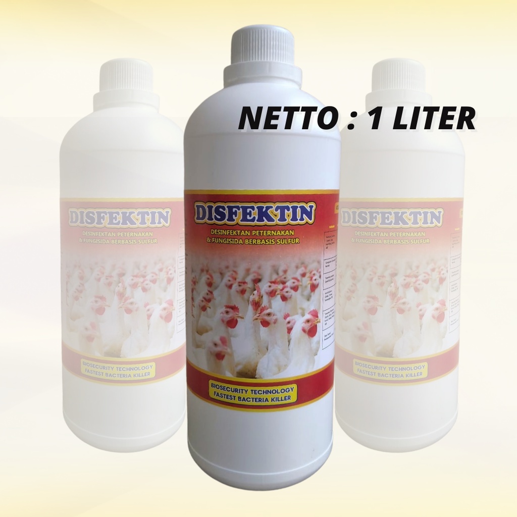 Jual DISFEKTIN 1 LITER/ DESINFEKTAN PETERNAKAN DAN PERKANDANGAN ...