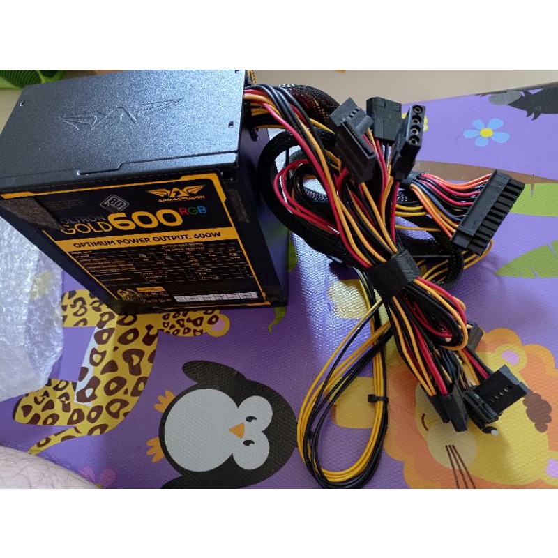 Jual PSU Armageddon Gold+ RGB 600watt | Shopee Indonesia