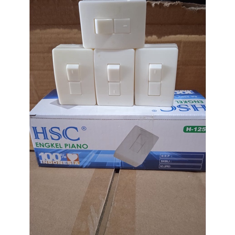 Jual SAKLAR ENGKEL / SAKLAR TUNGGAL OB PIANO HSC | Shopee Indonesia