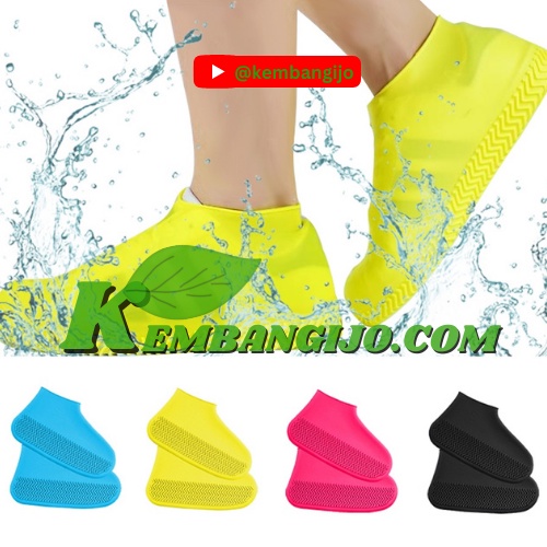 Jual Jas Cover Sepatu Plastik Pembungkus Kaki Anti Air Hujan Transparan ...