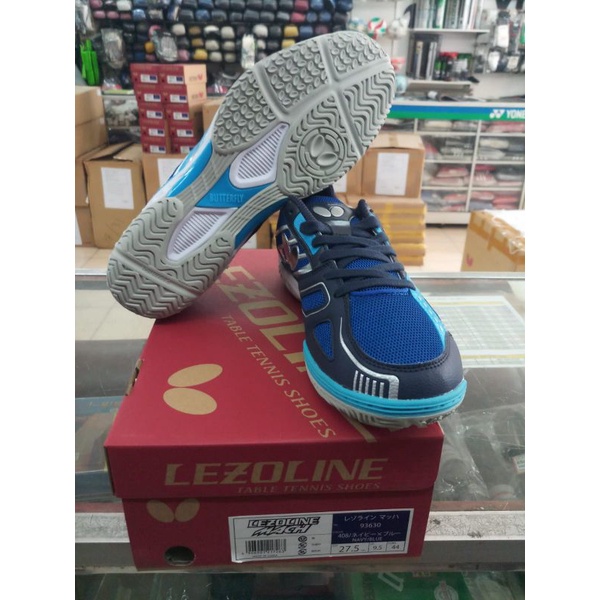 Jual SEPATU TENIS MEJA BUTTERFLY LEZOLINE MACH NAVY ORIGINAL | Shopee ...
