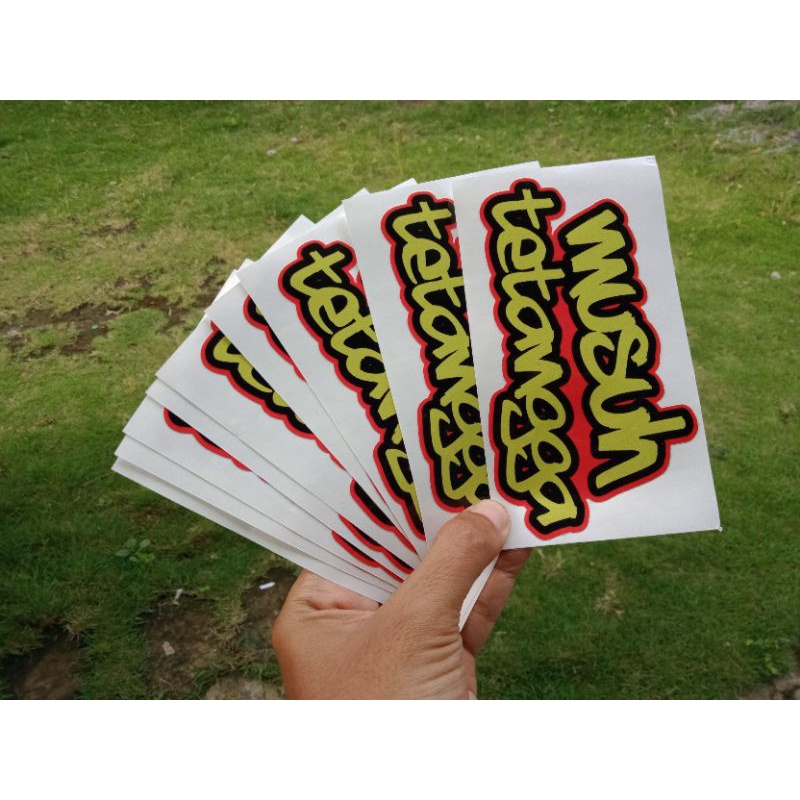 Jual Stiker MUSUH TETANGGA_cocok buat jok belakang RXKING | Shopee ... Jual Stiker MUSUH TETANGGA_cocok buat jok belakang RXKING | Shopee ...