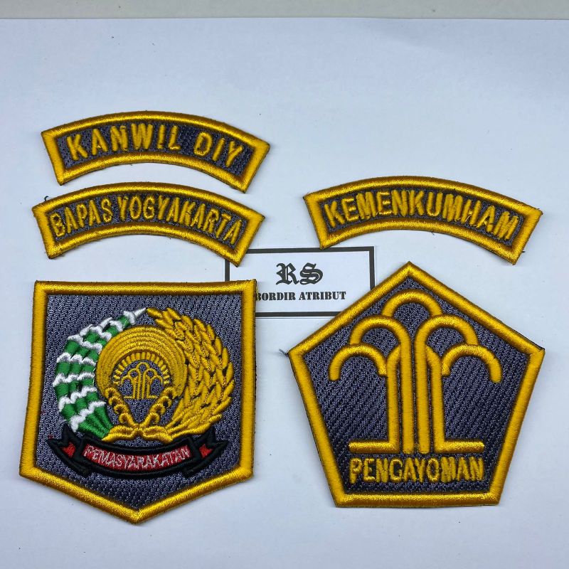 Jual Atribut PDH Kemenkumham Timbul Terbaru 2023 | Shopee Indonesia