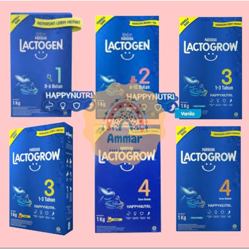 Jual lactogen 1 2 , lactogrow 3 4 1kg | Shopee Indonesia