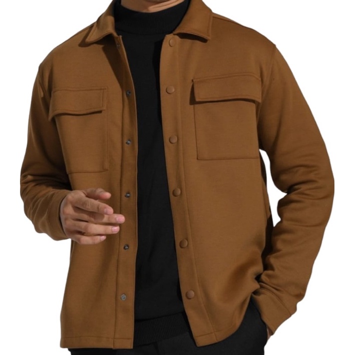 Jual Jaket Shacket Semi Parka Katun Fleece Shacket Jacket Original ...