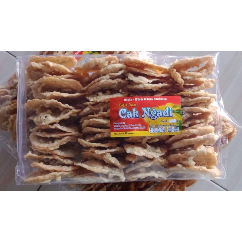 Jual Keripik Tempe Original Enak, Renyah, Dan Nikmat 200 Gram | Shopee ...
