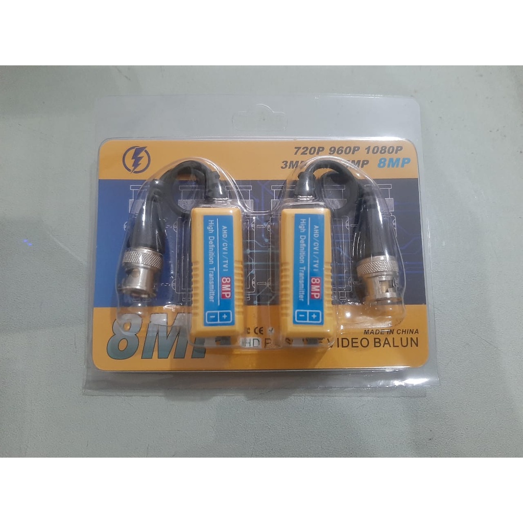 Jual Video Balun 1Ch 8Mp Video Ballun cctv 8Mp Video Balun Passive 1 Ch 5Mp | Shopee Indonesia