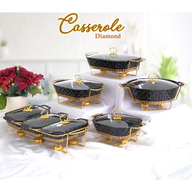 Jual prasmanan keramik hitam / set prasmanan keramik / prasmanan mewah ...