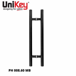 Jual PULL HANDLE 32X600 HITAM PH 008.60 MATT BLACK UNIKEY HANDLE PINTU ...