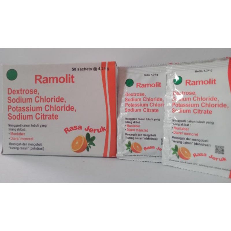Jual Ramolit Perbox isi 50 Sachet Rasa Jeruk | Shopee Indonesia