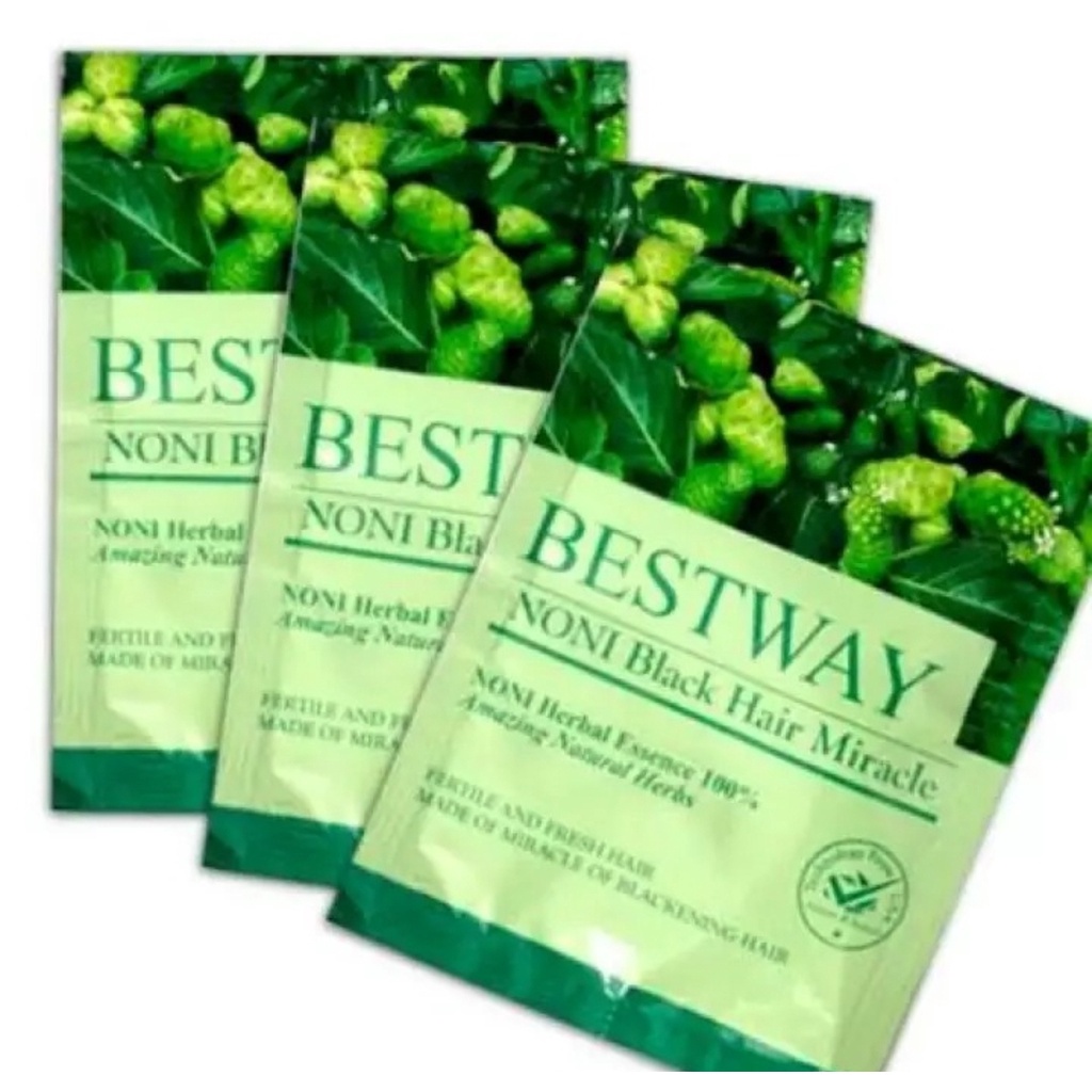 Jual Bestway Noni Black Hair Miracle Shampoo 20ml | Shopee Indonesia
