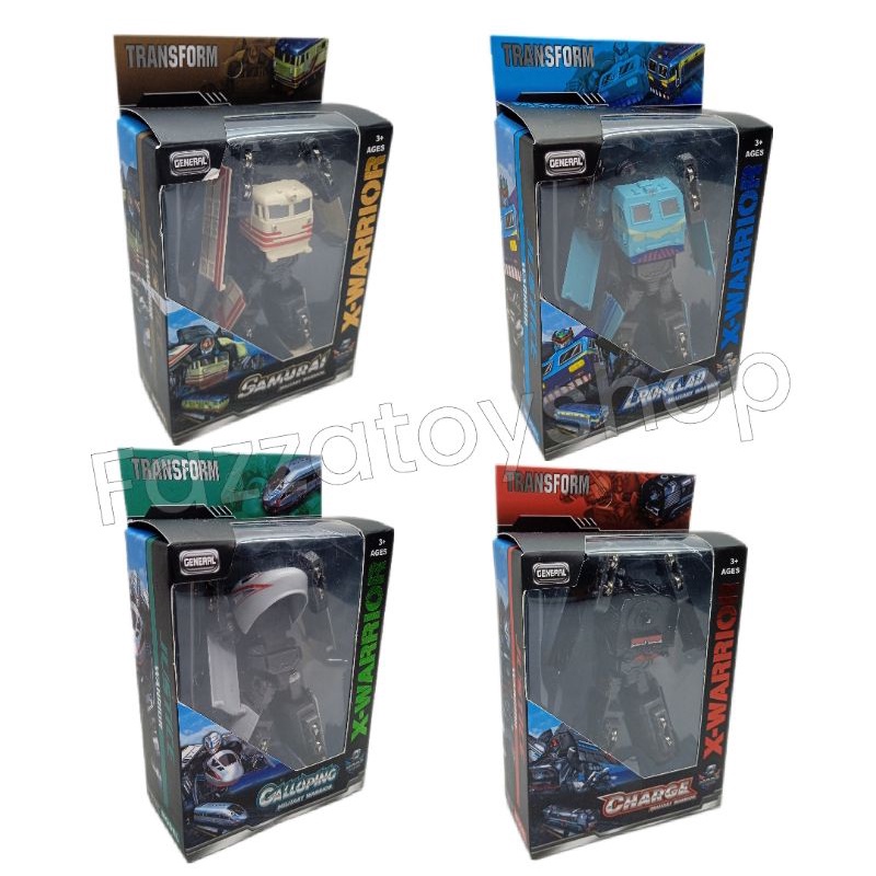 Jual Mainan Robot Kereta Api/Robot X-Warior Transform Train | Shopee ...
