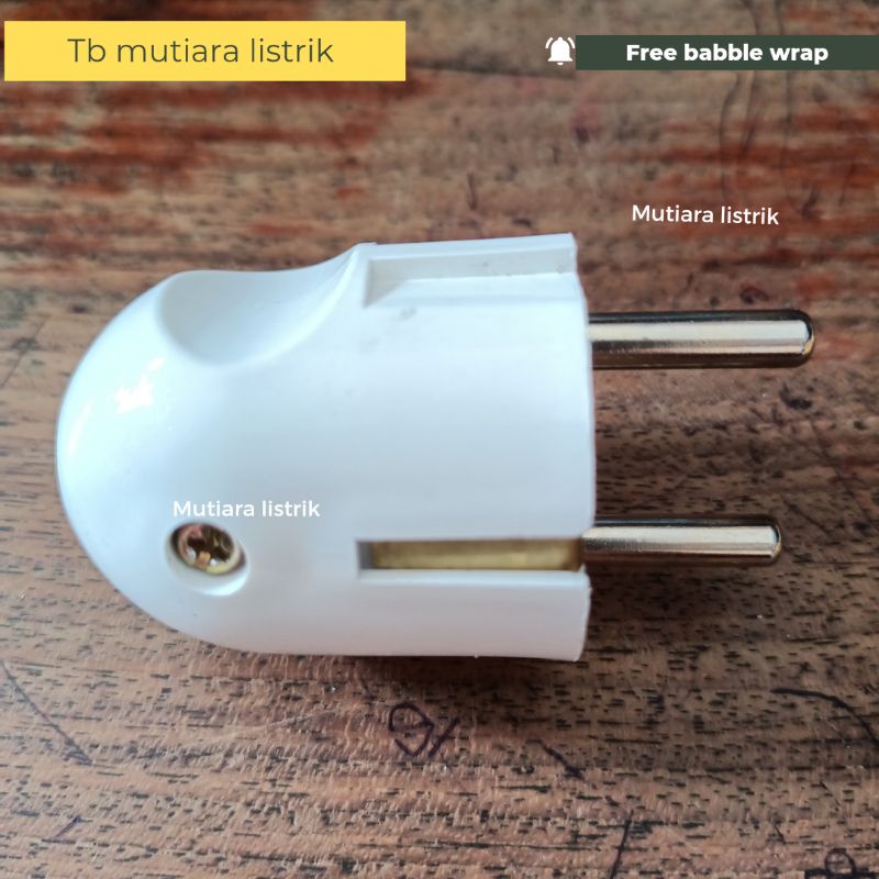 Jual Broco Steker Arde Bulat Putih Broko Colokan Listrik Stop Kontak ...