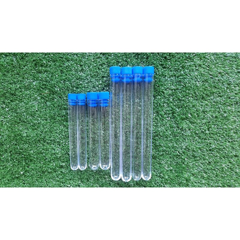 Jual TABUNG REAKSI PLASTIK + TUTUP (16x100, 12x75 mm 12x100 mm 15x100mm ...
