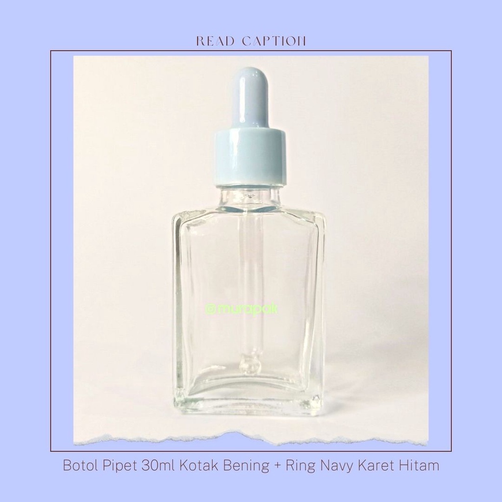 Jual [MINIM 20PCS] BOTOL PIPET 30ML KOTAK BENING KEMASAN SERUM - RING ...