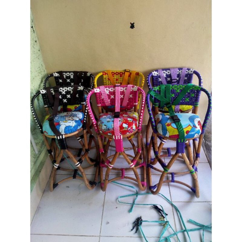 Jual KURSI ROTAN BONCENGAN ANAK DENGAN SABUK PENGAMAN - MOTOR ALL METIC ...