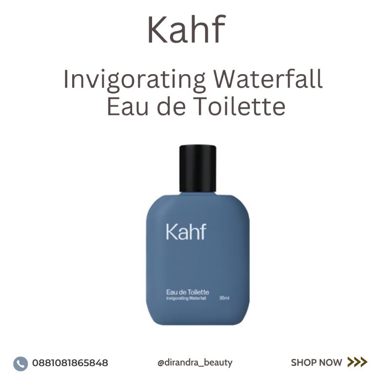 Jual Kahf Invigorating Waterfall Eau de Toilette | Shopee Indonesia