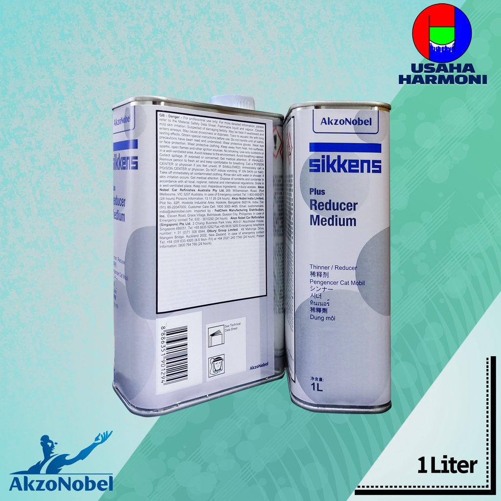 Jual Thinner Sikken Reducer Medium | Ukuran : 1 L | Shopee Indonesia