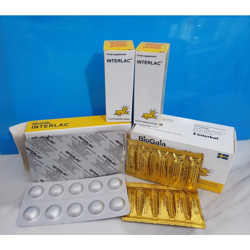 Jual INTERLAC STICK PACK (SERBUK PROBIOTIK SACHET) | Shopee Indonesia