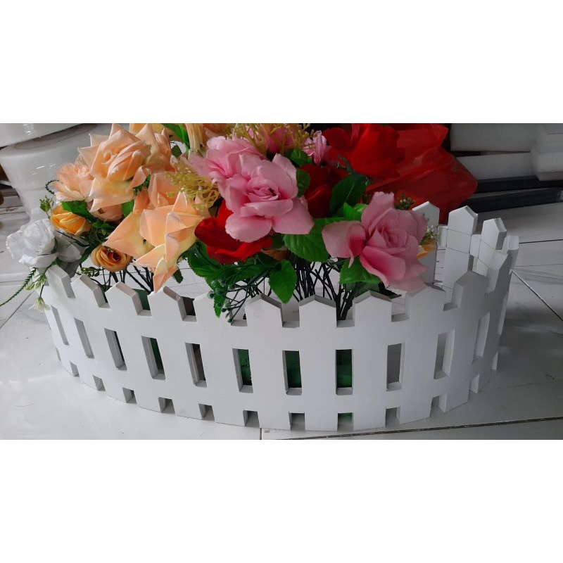 Jual pagar dekorasi pelaminan tinggi 20cm panjang -+100cm pagar bayi ...